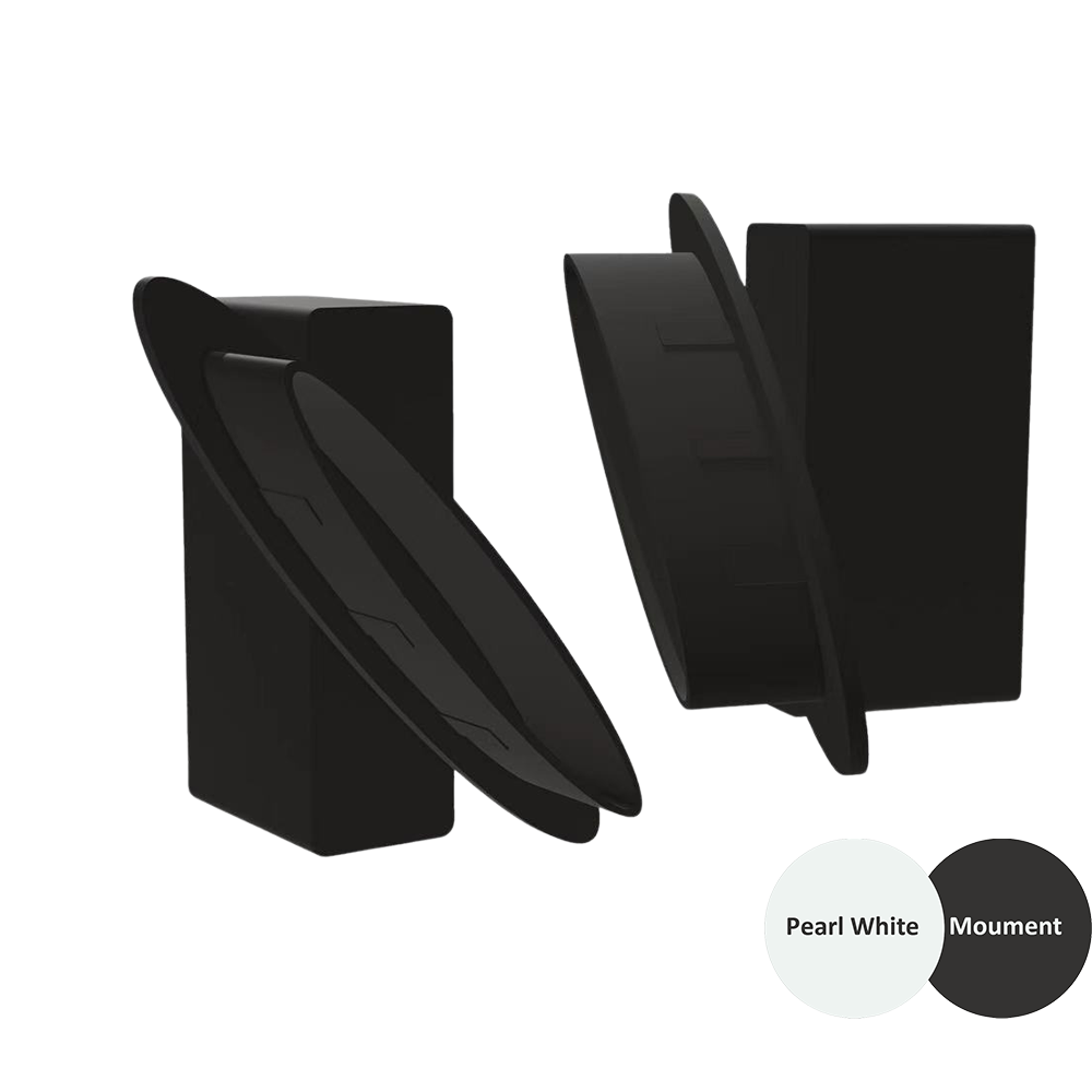 Elliptical Louvre Bracket Pair — Elf Wing